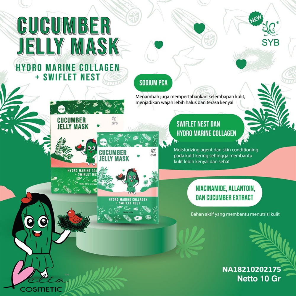 Jual SYB JELLY MASK SERIES | BLUEBERRY | DNA SALMON | MUGWORT ...