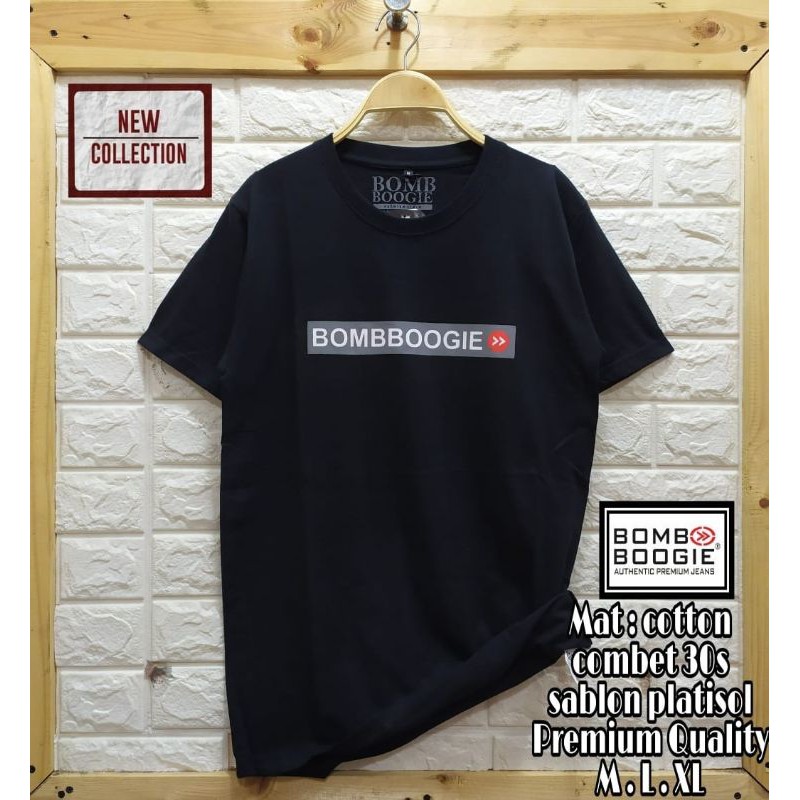 Jual BAJU BOMB BOOGIE LOGO | KAOS PRIA CASUAL | BAJU DISTRO ORIGINAL ...
