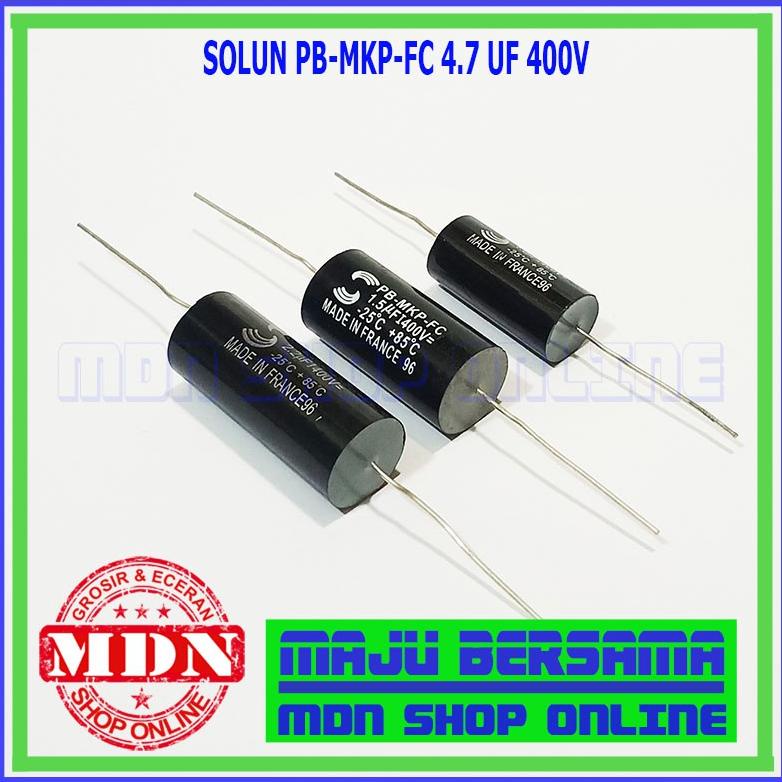 Jual Solun 4.7 Uf - Kapasitor 4.7 Uf 400V - Kapasitor Tweeter | Shopee Indonesia