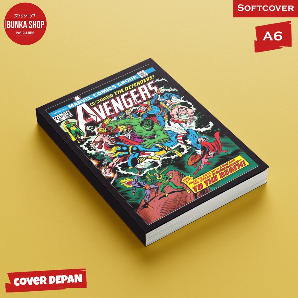 Jual Pocket Note Marvel Komik Klasik Avengers A1 Softcover A 6 Buku ...