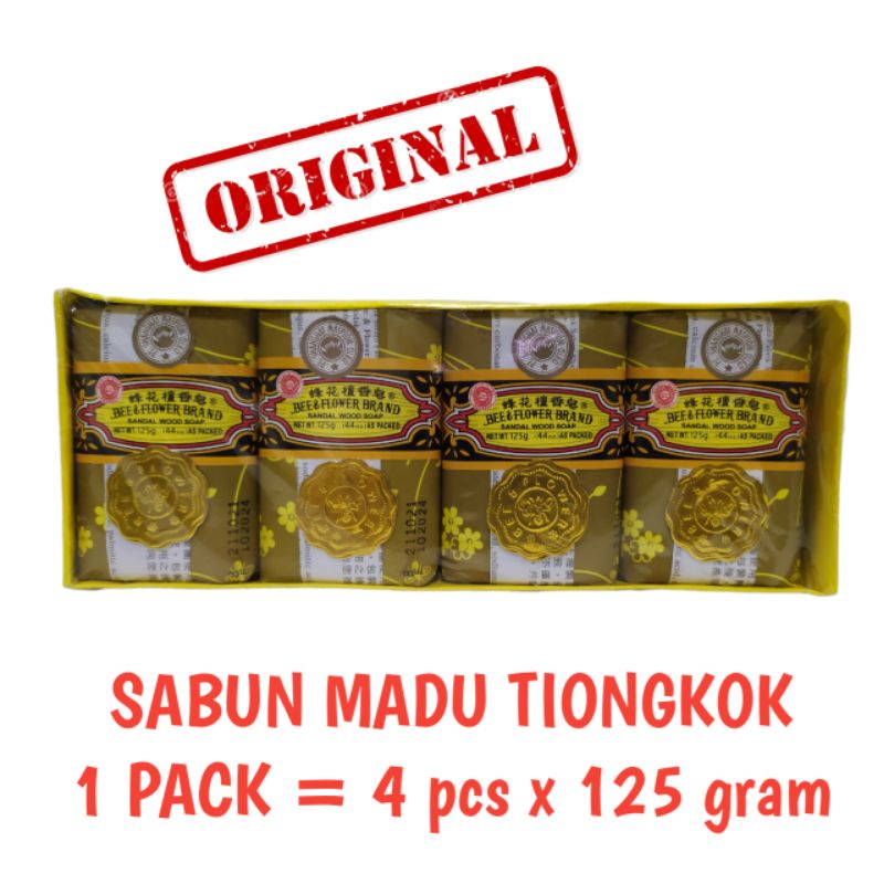 Jual SABUN TAWON 125GR ORIGINAL ASLI/ SABUN TAWON BEE AND FLOWERS ...