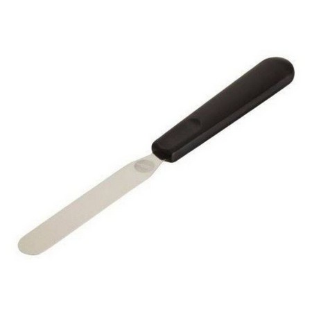 Jual Spatula Stainless Lurus Gagang Hitam(Panjang Besi 15 cm) | Shopee ...