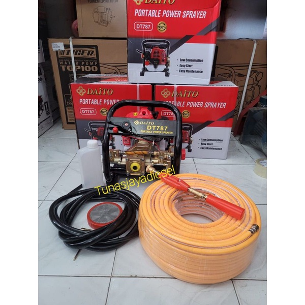Jual DAITO Mesin Steam Portable 2Tak + Selang 50M | Shopee Indonesia