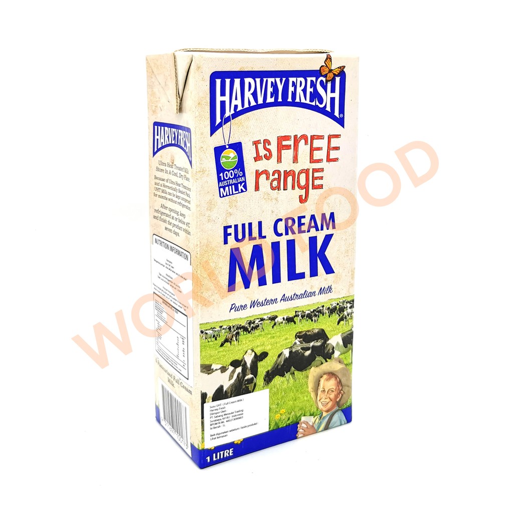 Jual HARVEY FRESH FULL CREAM MILK UHT 1LT | Shopee Indonesia
