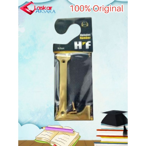 Jual [ variasi ] Huruf A - Z & Garis Miring (/) | Huruf Kuningan Untuk ...