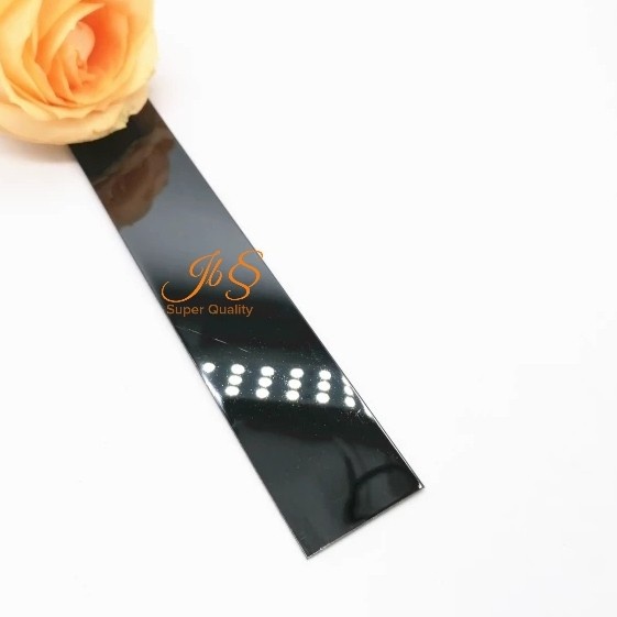 Jual [[TERLARIS]] LIST PLAT STRIP BLACK MIRROR STAINLESS STEEL 201 ...