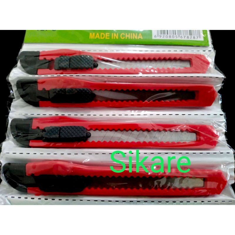 Jual Cutter Kecil / Pisau Kecil / Cutter Kecil Potong Kertas Warna ...