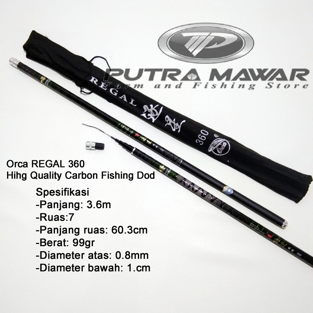 Jual Joran Tegek Orca REGAL 360 tegek orca-joran waduk-joran tegek ...