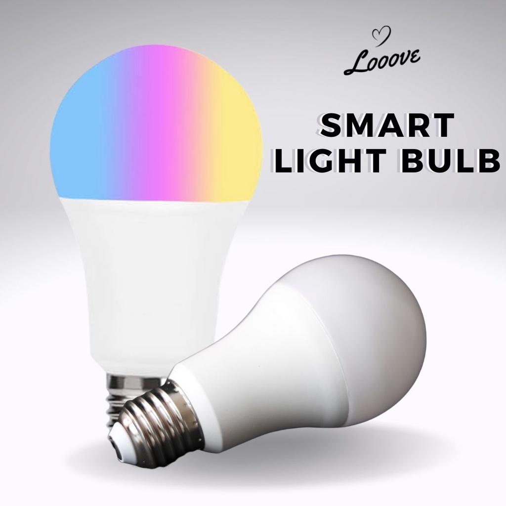 Jual Lampu Pintar Smart Light Bulb WiFi Bohlam LED RGB E27 9W 800 ...
