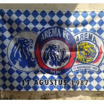 Jual bendera AREMA 11 AGUSTUS 1987 | Shopee Indonesia