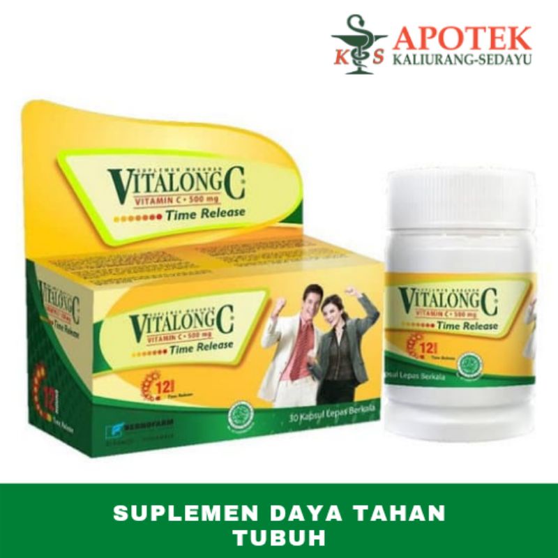 Jual VITALONG C TABLET ISI 30 MEMMBANTU MEMELIHARA DAYA TAHAN TUBUH ...