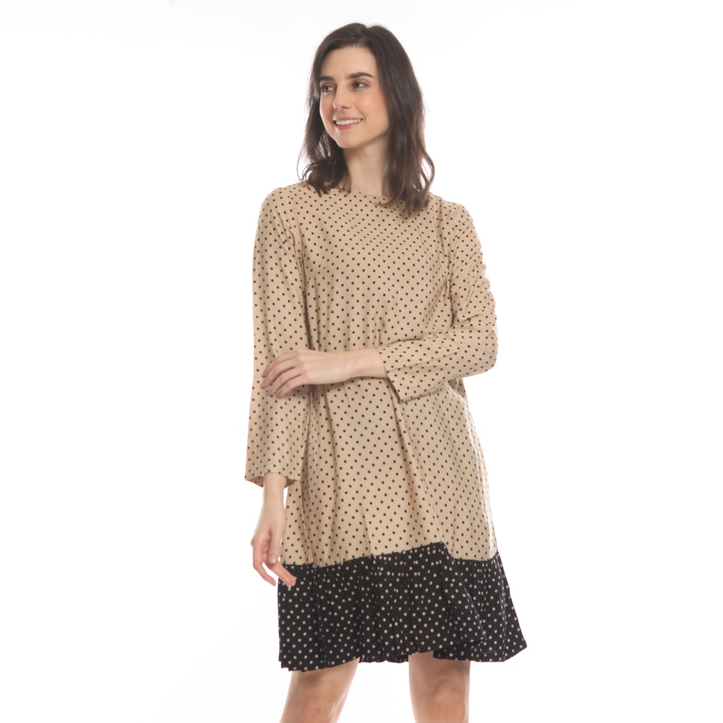 Jual Adikusuma Tuniq Wanita Motif Polkadot | Shopee Indonesia