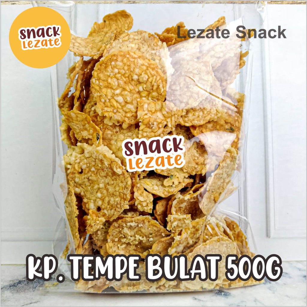 Jual Keripik Tempe Malang Kiloan Bulat 500gr Murah / Kripik Tempe ...