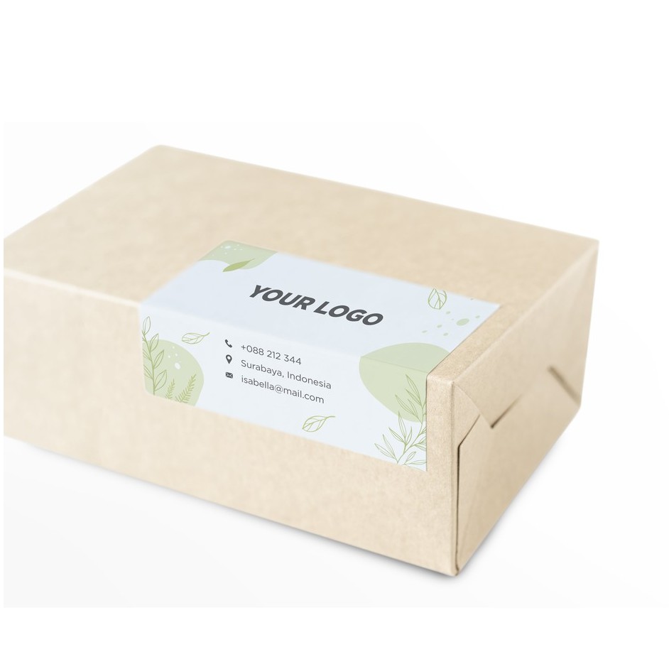 Jual Sticker Sealbox/ Sticker seal packaging box / Sticker segel custom ...
