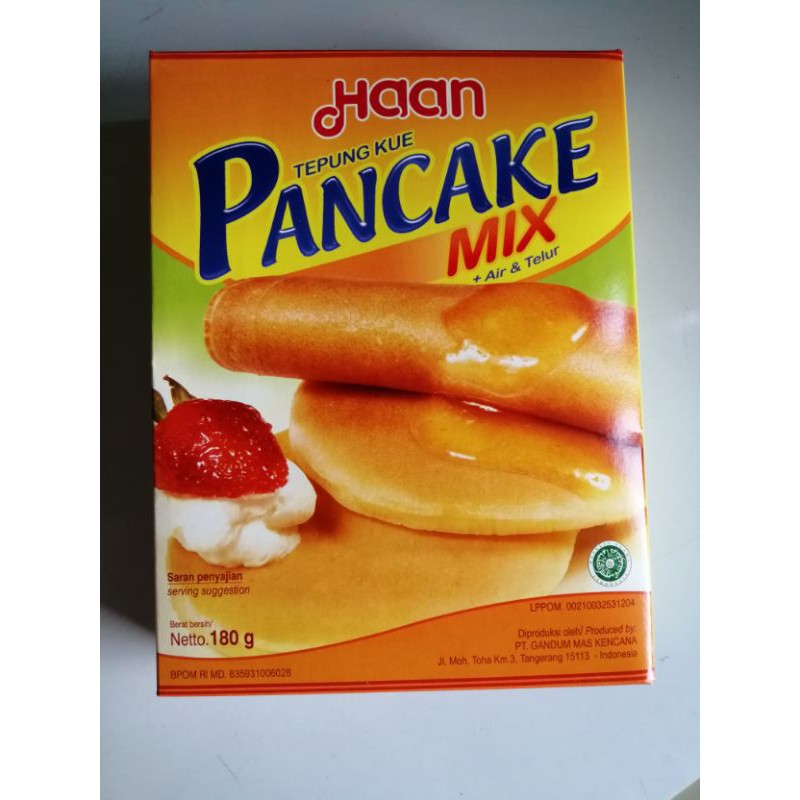 Jual Haan pancake tepung premiks premix pancake mix 180g | Shopee Indonesia