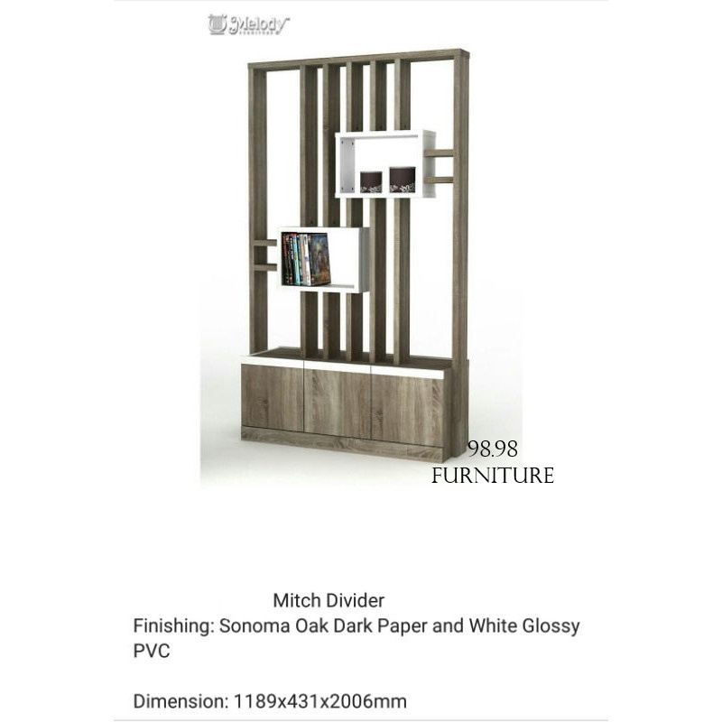 Jual MELODY Lemari Sekat Ruangan Mitch Room Divider - Partisi Sekat ...