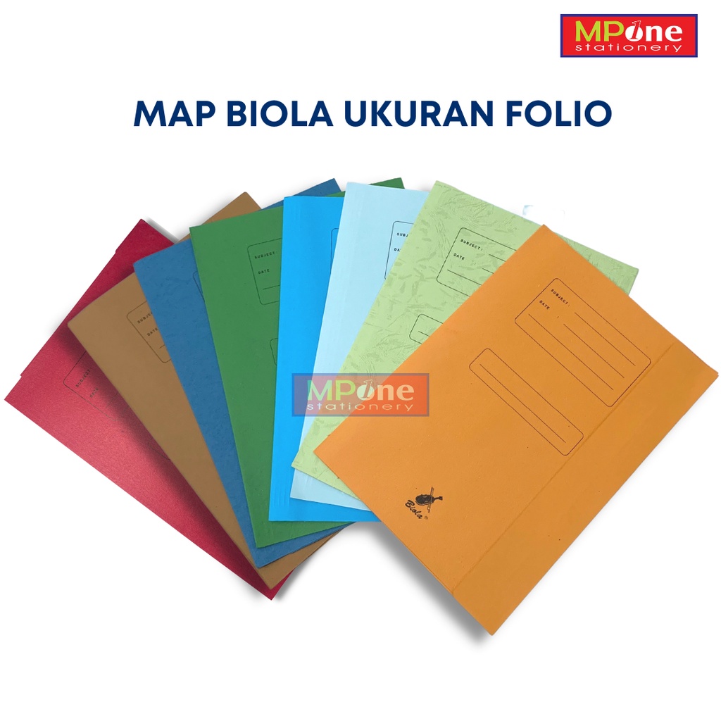 Jual (1 Pcs) Map Kertas Biola / Map Dokumen Biola / Stofmap Biola Ukuran Folio / Biola 5002 ...