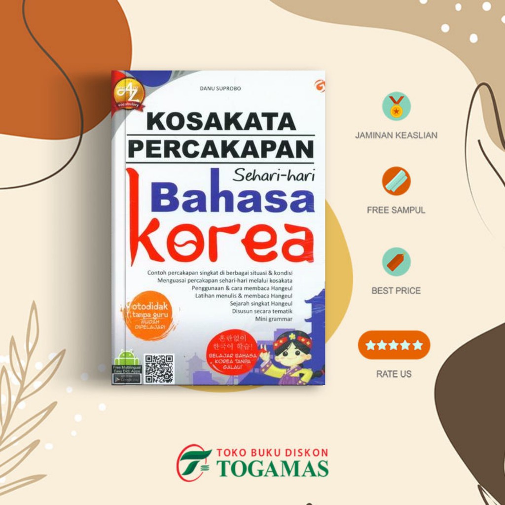 Jual Kosakata Percakapan Sehari-Hari Bahasa Korea | Shopee Indonesia
