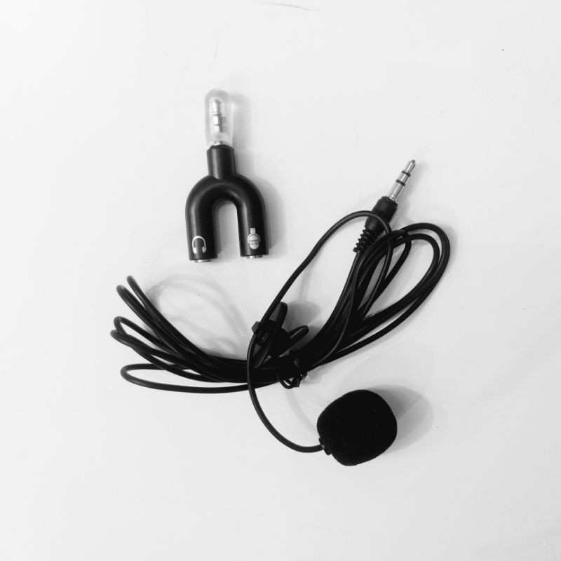 Jual Kabel Mic Splinter Jack Audio Y 2 in 1 | Shopee Indonesia
