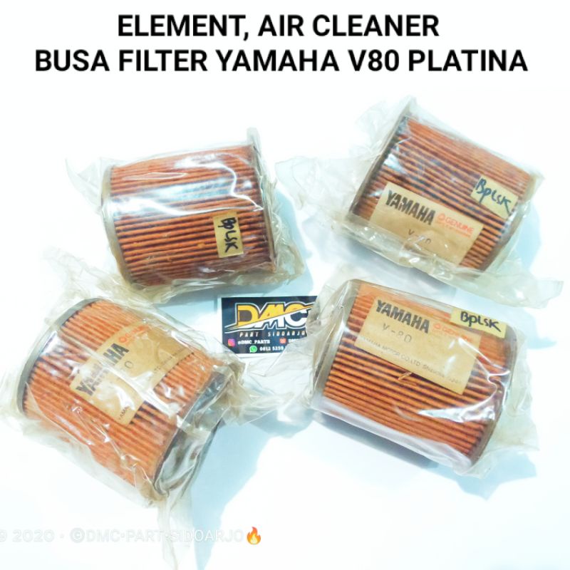 Jual ELEMENT, AIR CLEANER /BUSA / FILTER UDARA YAMAHA V80 PLATINA ...