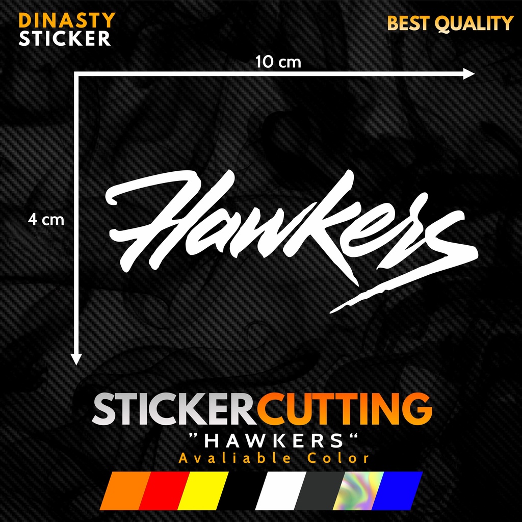 Jual STICKER STIKER CUTTING LOGO HAWKERS | Shopee Indonesia