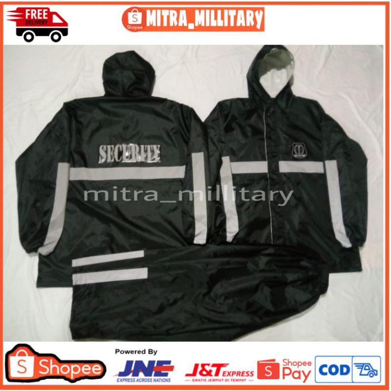 Jual JAS HUJAN SECURITY/MANTEL SATPAM/ JAS HUJAN ANTI AIR | Shopee ...