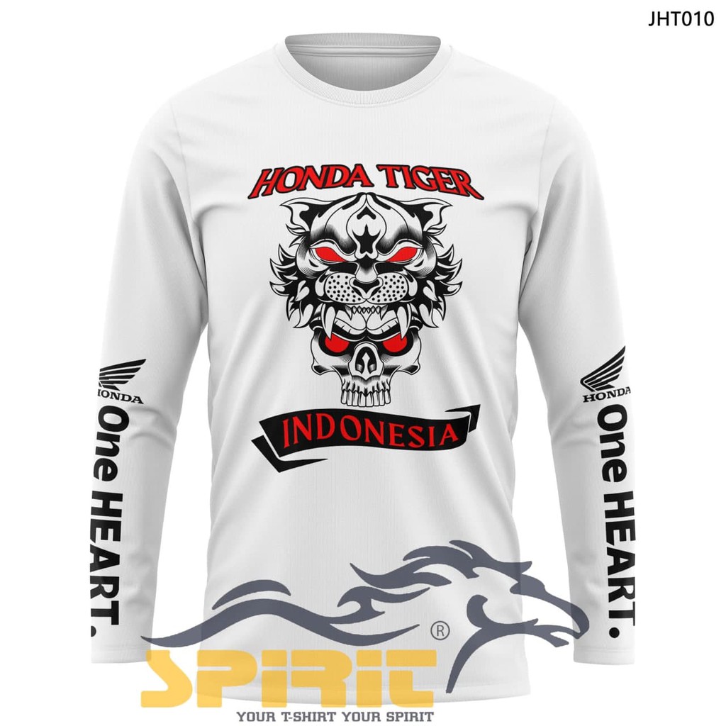 Jual KAOS MOTOR HONDA TIGER HTML RIDERS BIKERS PRIA LENGAN PANJANG MURAH SPIRIT TSHIRT BIG SIZE ...