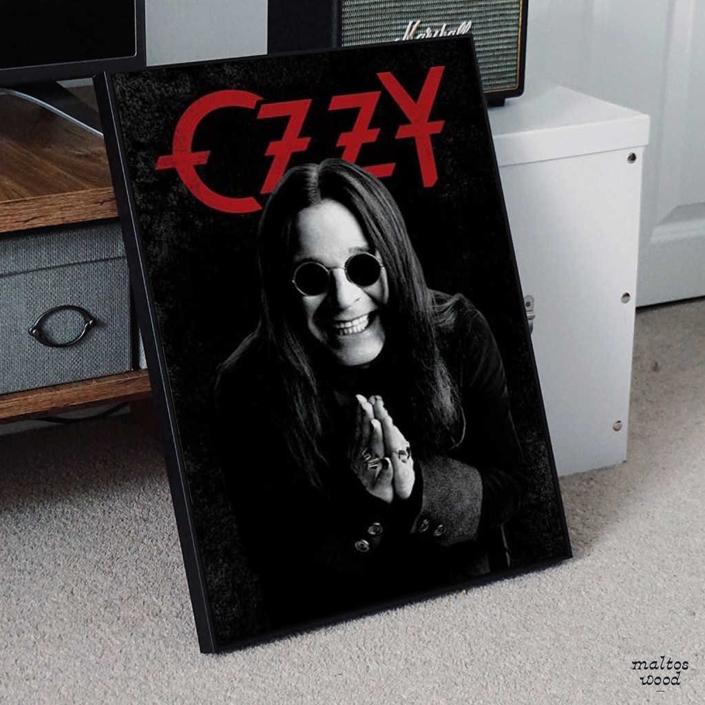 Jual Poster Ozzy Osbourne + Frame | Shopee Indonesia