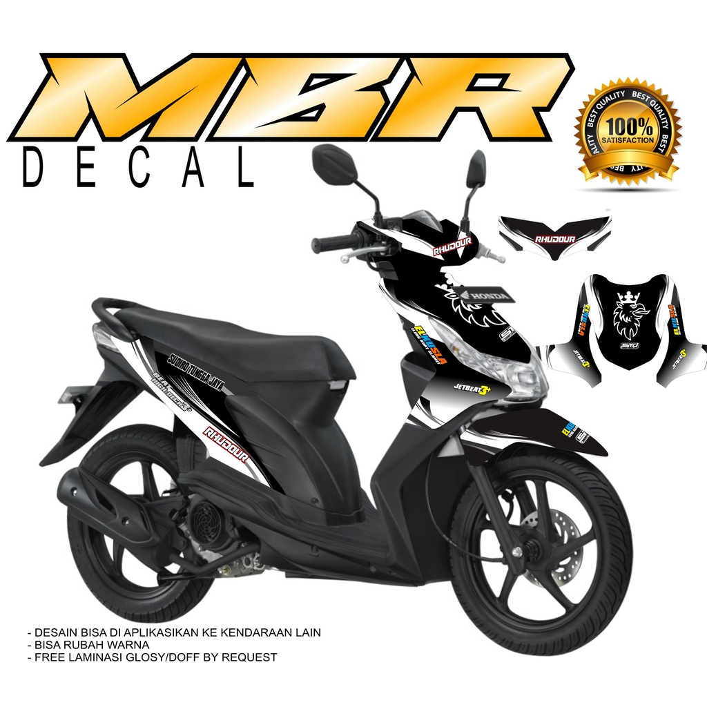 Jual DECAL BEAT FULL BLOK LIVERY BUS STJ RHUDOUR | Shopee Indonesia