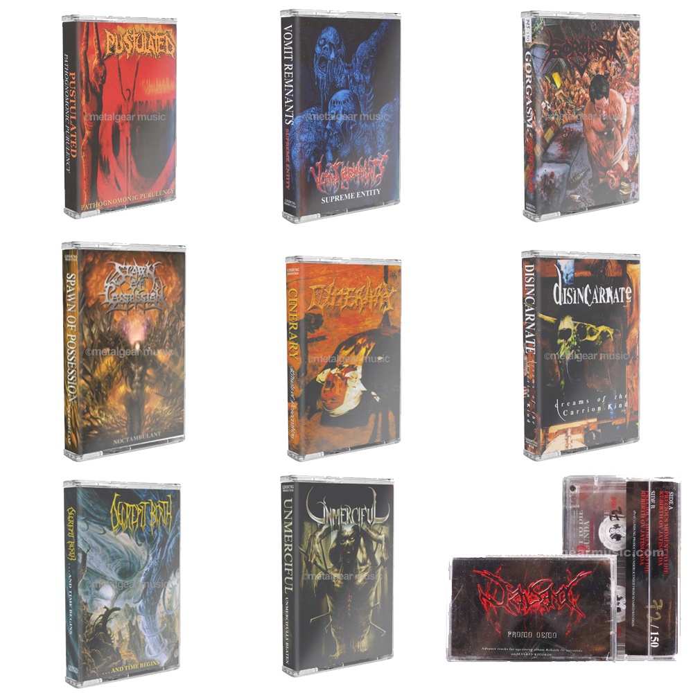 Jual Cassette - Jasad x PUSTULATED x VOMIT REMNANTS x GORGASM x SPAWN ...