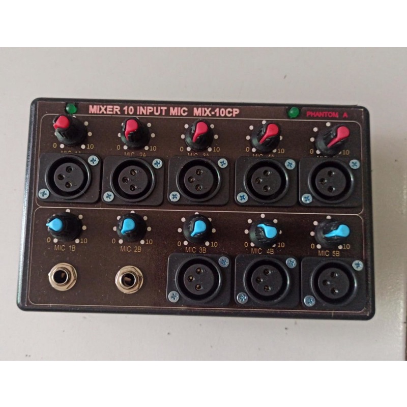 Jual Mixer input mic 10ch with phantom MIX-10CP | Shopee Indonesia