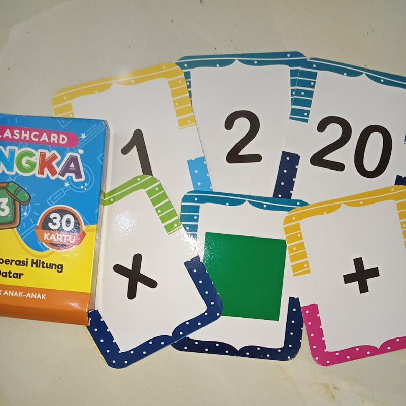 Jual FLASHCARD Kartu Angka | Shopee Indonesia