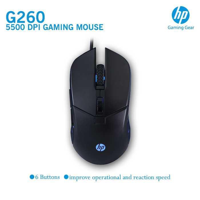 Jual HP Mouse Gaming G260 Black | Shopee Indonesia