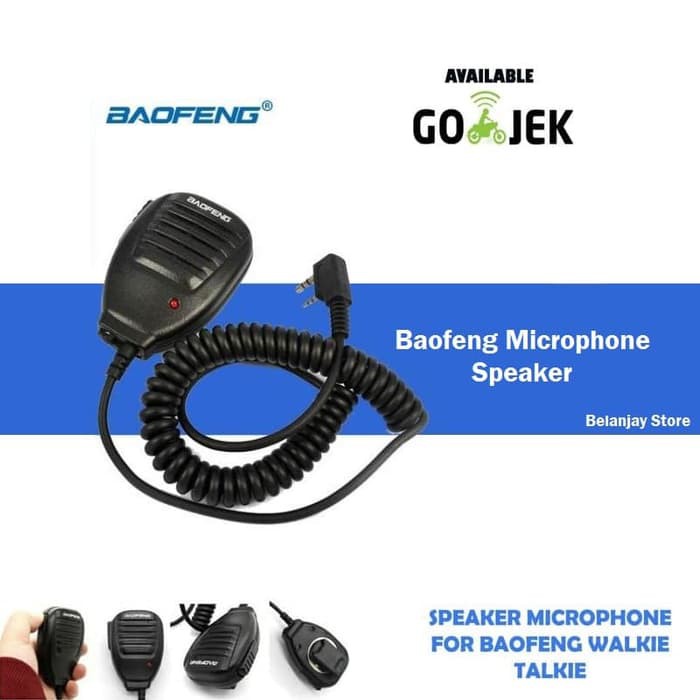 Jual Populer Baofeng Speaker Microphone - Extra Mic For Walkie Talkie ...
