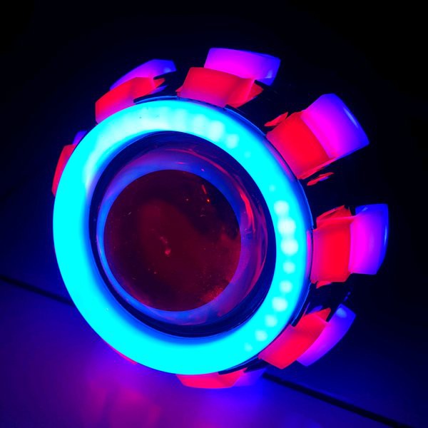 Jual Lampu LED Projector Mini Angel Eyes LED High Low Lampu Projie ...
