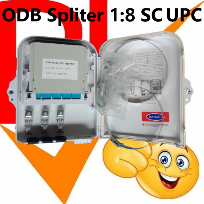 Jual ODP 8 core Kosongan 8c Lengkap Splitter Adapter SC 8Core FAT Fiber ...