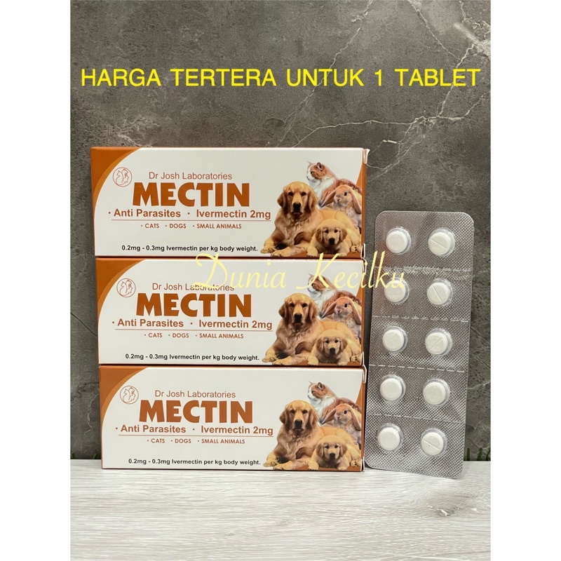 Jual Mectin Obat Anti Parasit Anjing Kucing dan Hewan Kecil Made in ...