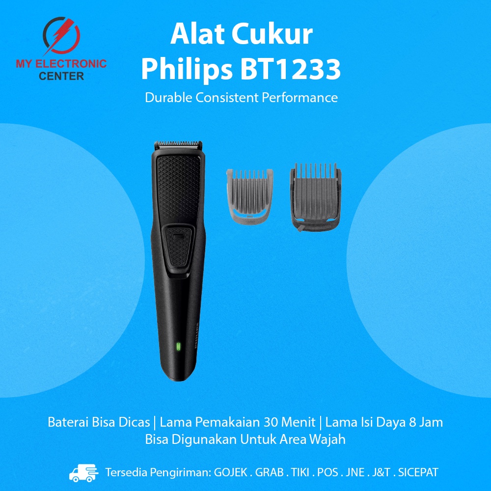 Jual Mesin Cukur Elektrik Philips BT1233 Alat Pencukur Kumis Jenggot ...