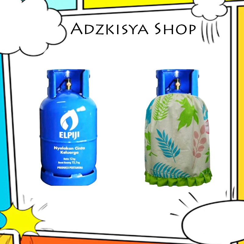 Jual sarung tabung gas cover tabung gas elpiji 12 kg | Shopee Indonesia