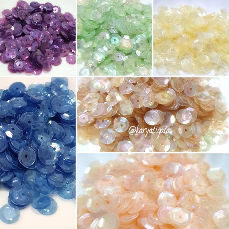Jual Payet Manik Piring 6 mm Austria (5 gram) | Shopee Indonesia