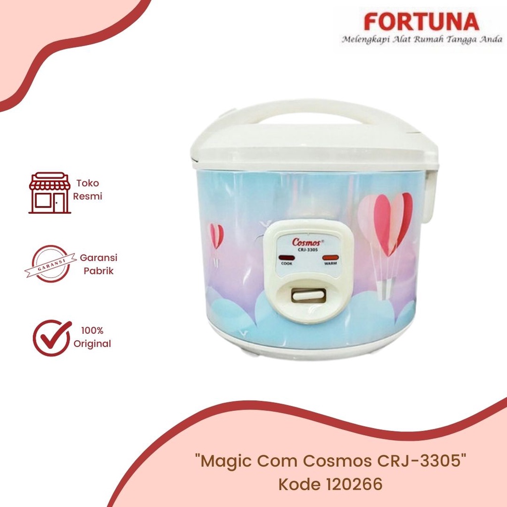 Jual Magic Com Cosmos CRJ-3305 / Penanak Nasi Cosmos | Shopee Indonesia