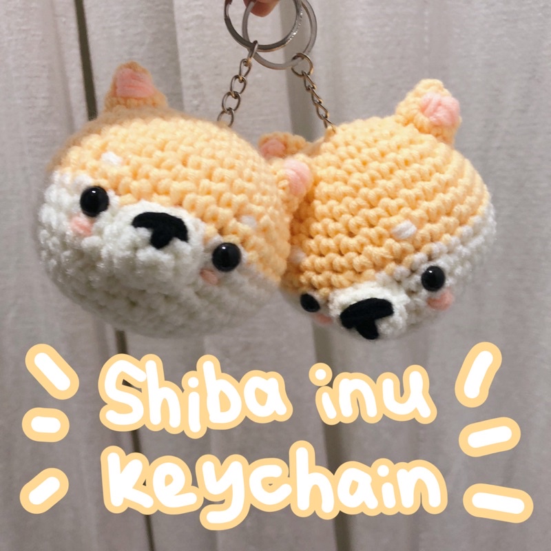 Jual Shiba Inu amigurumi keychain (100% handmade) | Shopee Indonesia