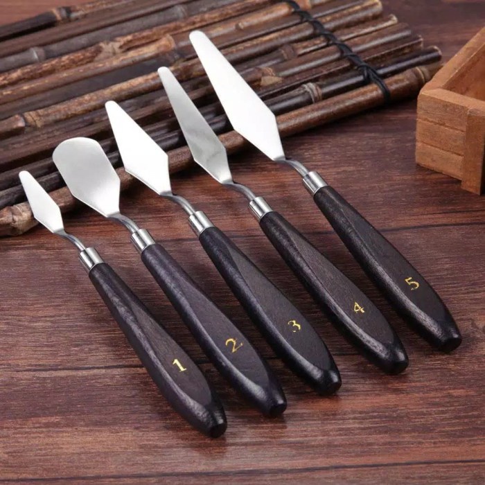 Jual Palette Knife Scraper Alat Lukis Painting Spatula Stainless ...
