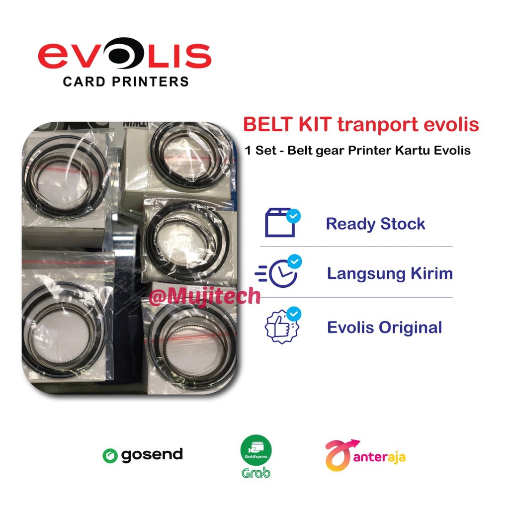 Jual BELT KIT TRANSPORT EVOLIS ZENIUS -- BELT GEAR PRINTER KARTU EVOLIS | Shopee Indonesia