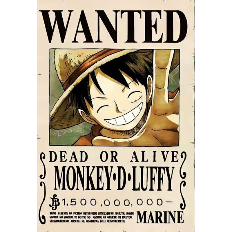 Jual Poster bounty hunter One Piece lengkap | Shopee Indonesia