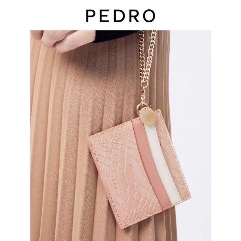 Jual DOMPET PEDRO CARD HOLDER PEDRO - WALLET LEATHER (BLACK&PINK ...