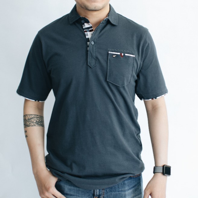 Jual Hugo Class HENRY Kaos Kerah Pria (XXL) | Shopee Indonesia