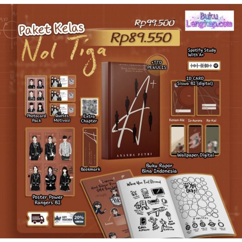 Jual buku novel A+ - Ananda putri original | Shopee Indonesia