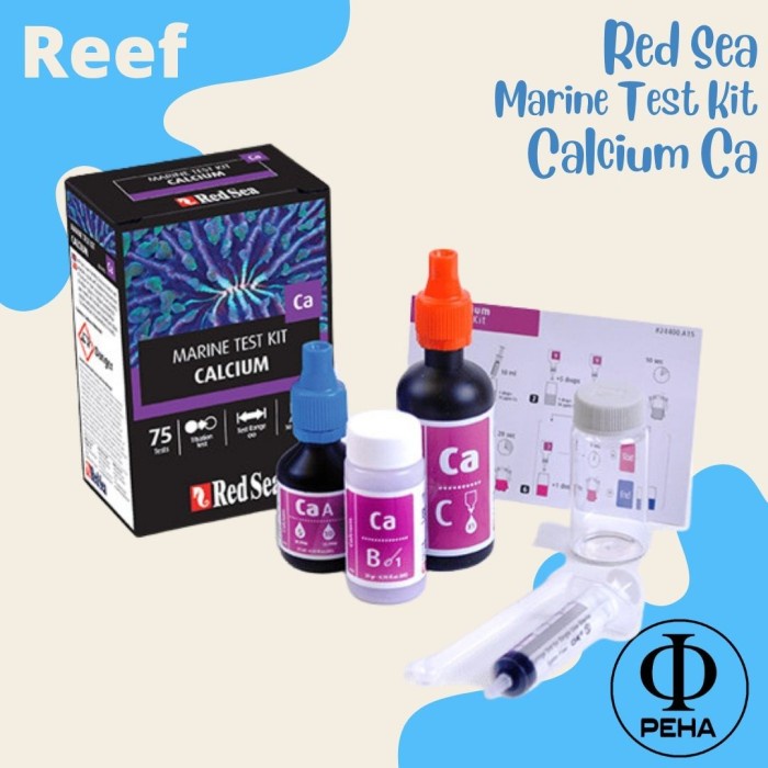 Jual Red Sea Calcium Marine Test Kit Teskit Calcium Redsea CA Tes Air ...