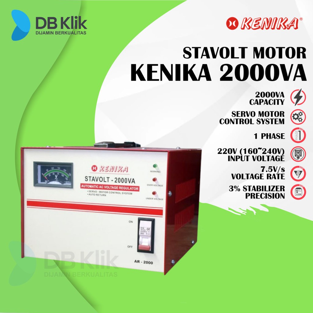Jual Stavolt Motor KENIKA 2000 VA - Stavolt KENIKA 2000VA Motor ...